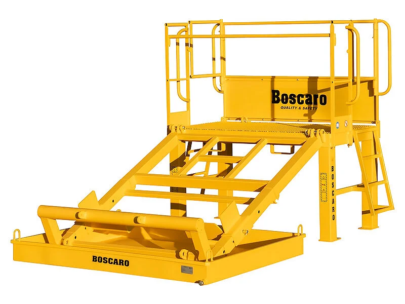 Concrete skip washing platform - Boscaro Italia