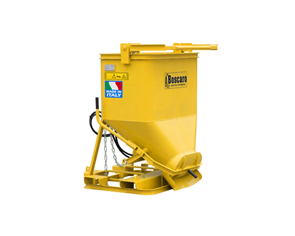 Hydraulic concrete bucket with forklift pockets - Boscaro Italia