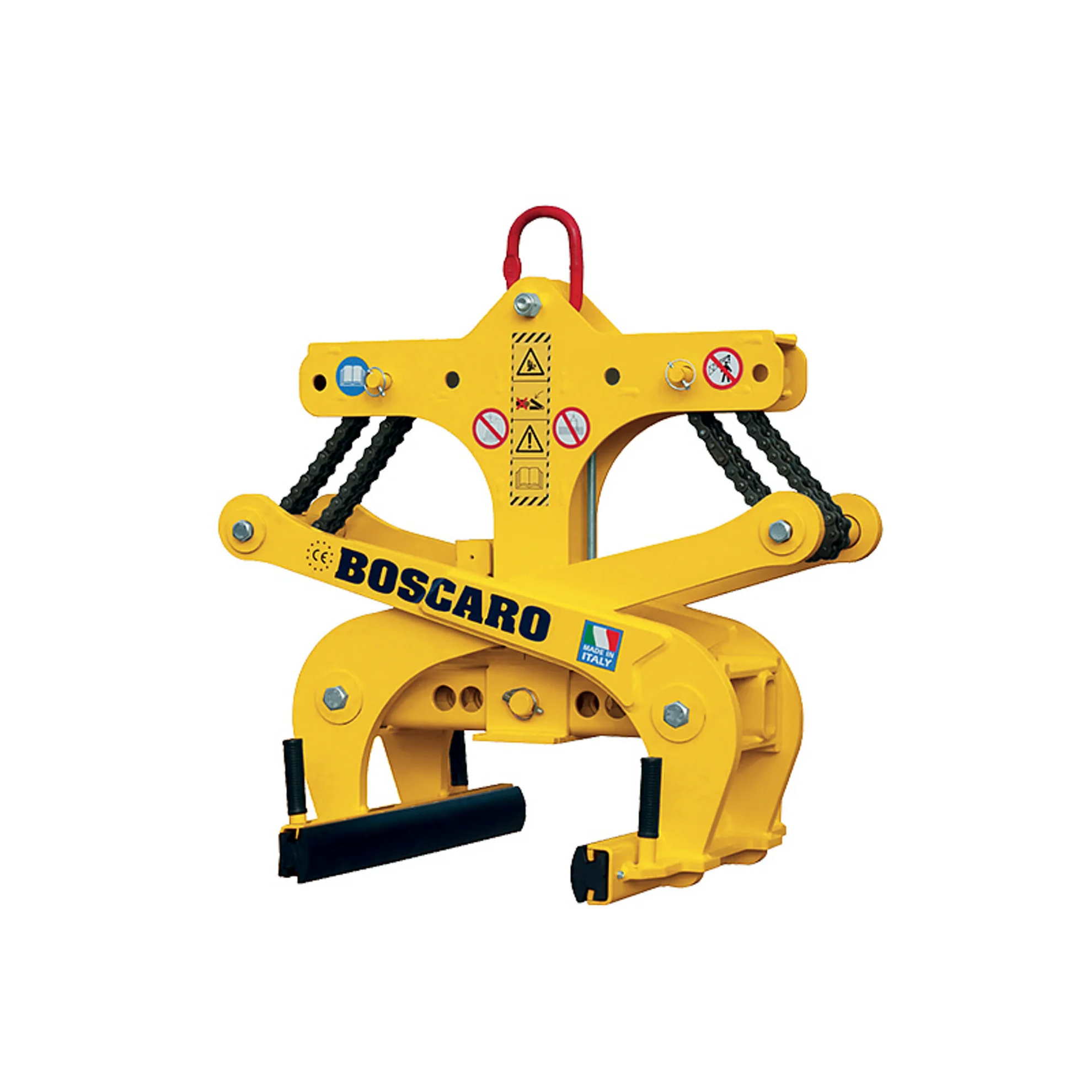 Grab for lifting precast concrete barriers and related materials ...