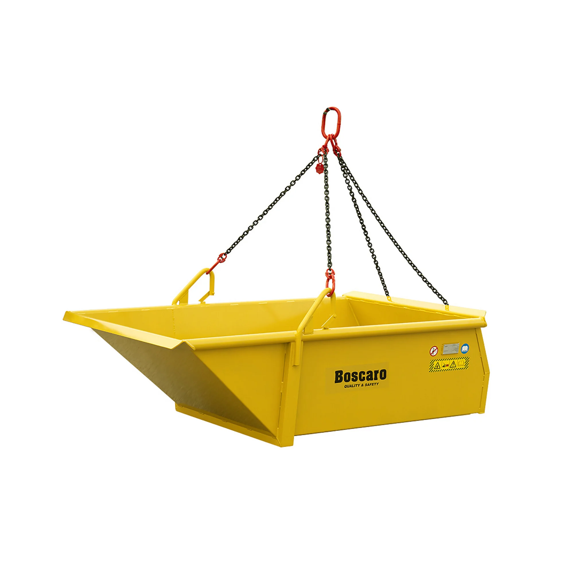 Crane lifting bin with 4 legs chain - Boscaro Italia