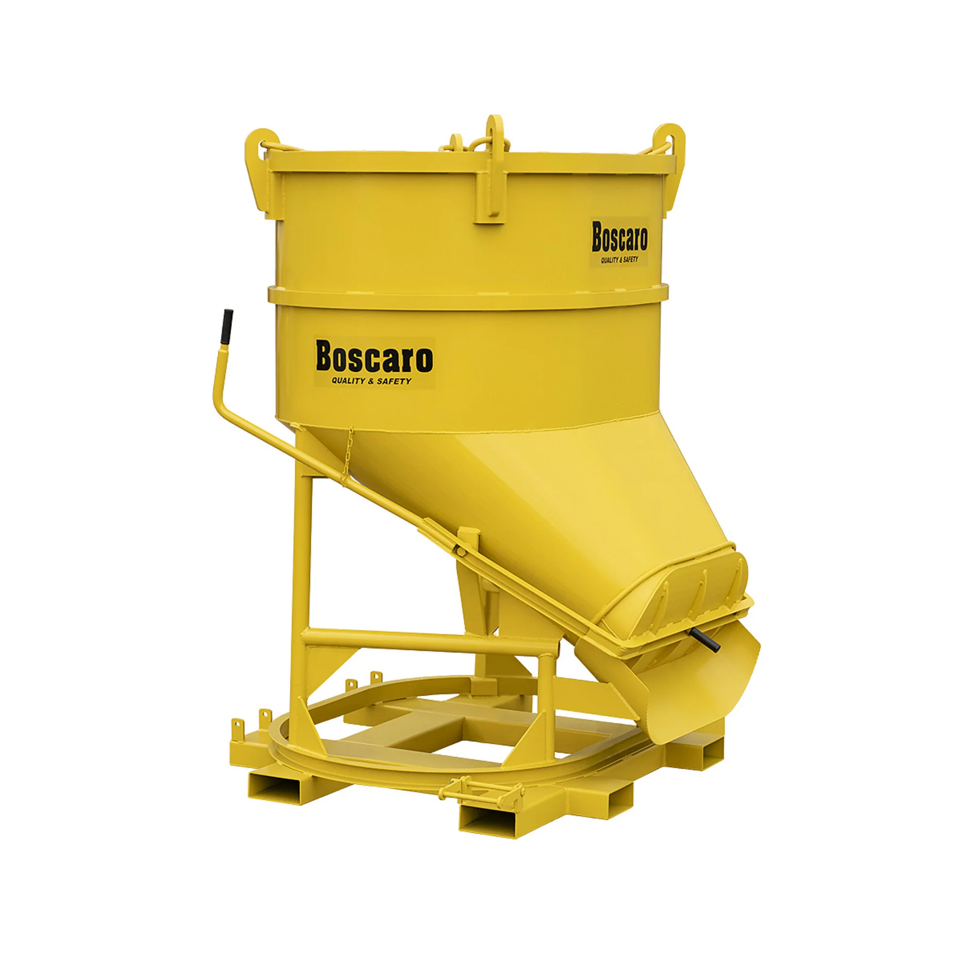 Benna ovale a scarico laterale - Boscaro Italia